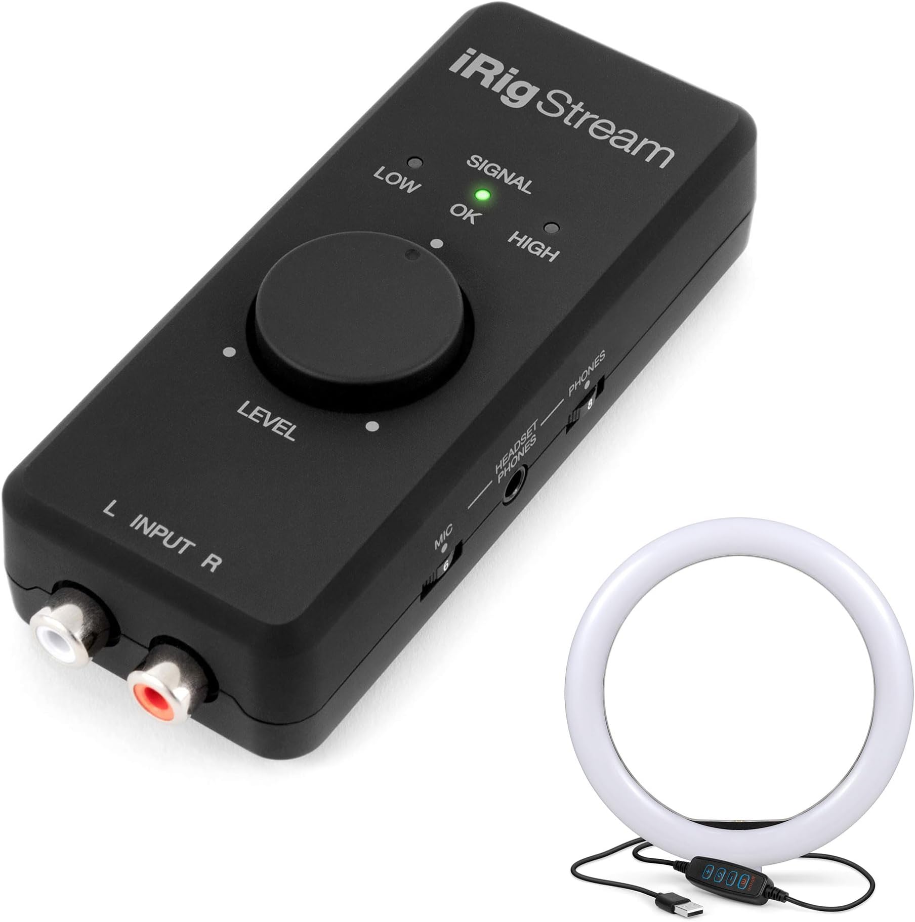 Amazon.com: iRig Stream stereo audio interface for iPhone, iPad, Mac ...