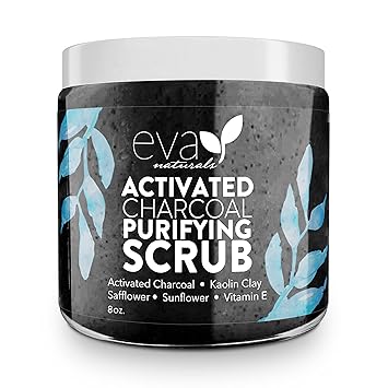 Amazon.com: Eva Naturals Activated Purifying Charcoal Scrub- Facial ...