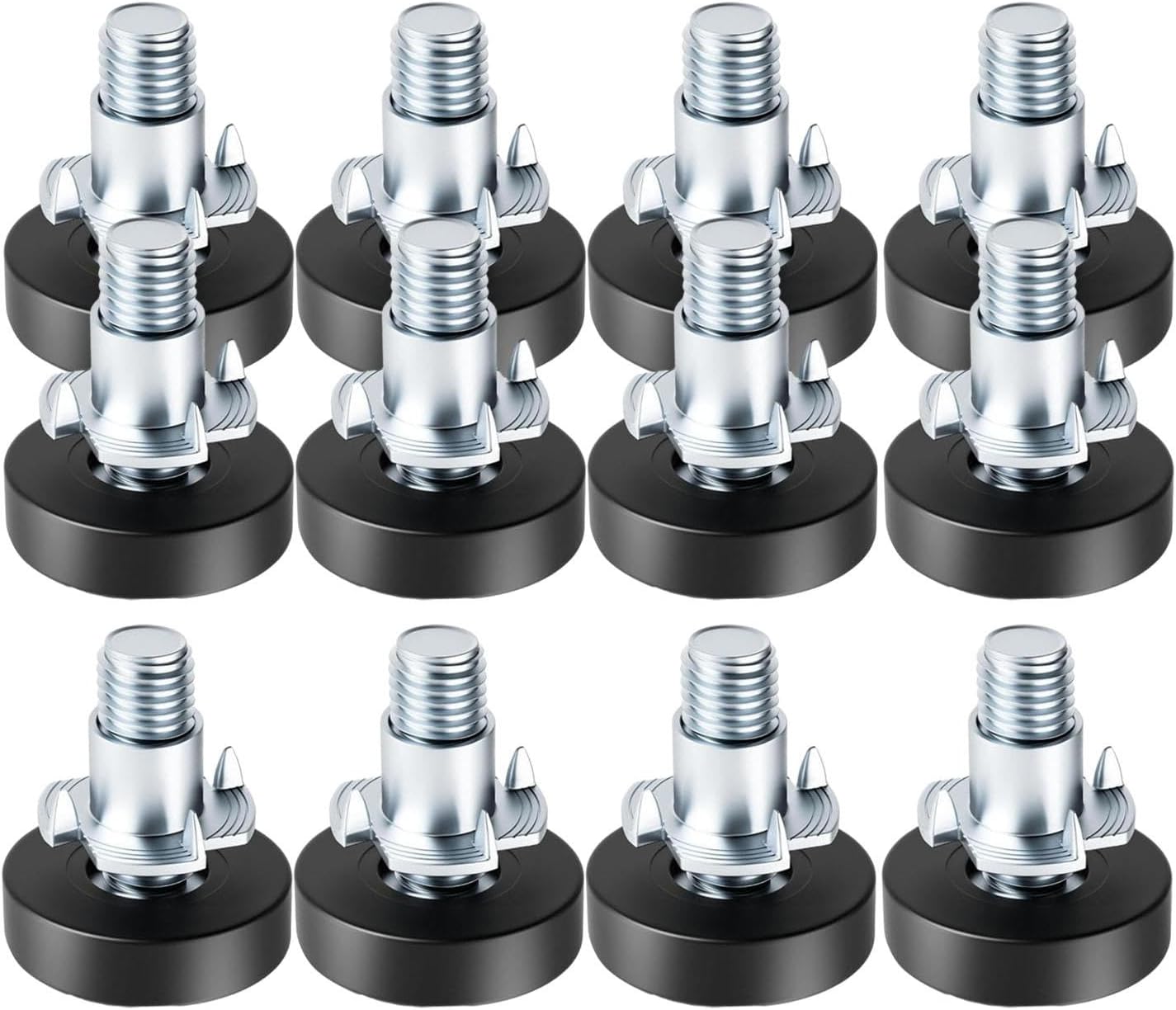 12 Pieces Adjustable Leg Levelers Furniture Levelers Furniture Levelers ...