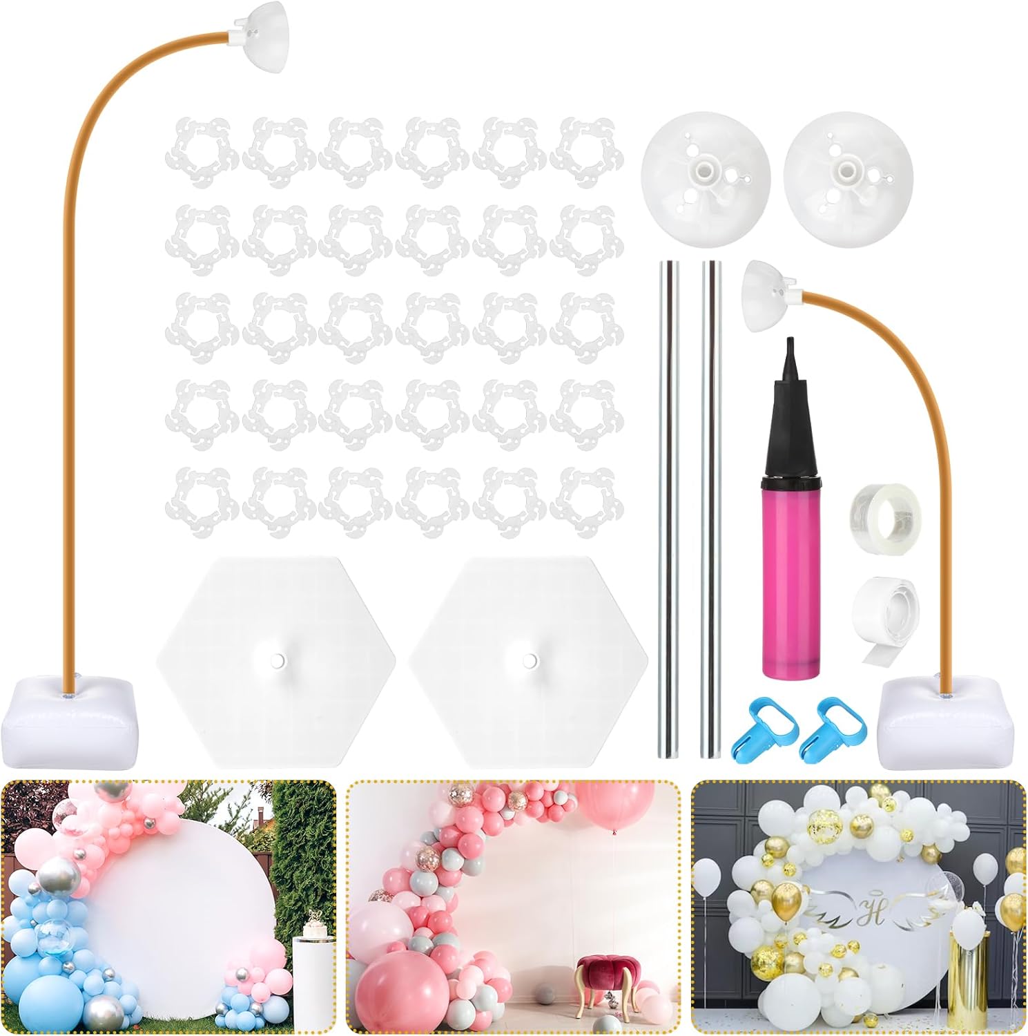 Amazon.com: Balloon Arch Kit for Birthday Decorations Balloon Arch ...