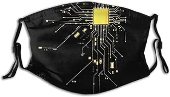 Amazon.com: Computer CPU Core Heart Geek Nerk Pc Gamer Reusable Face ...