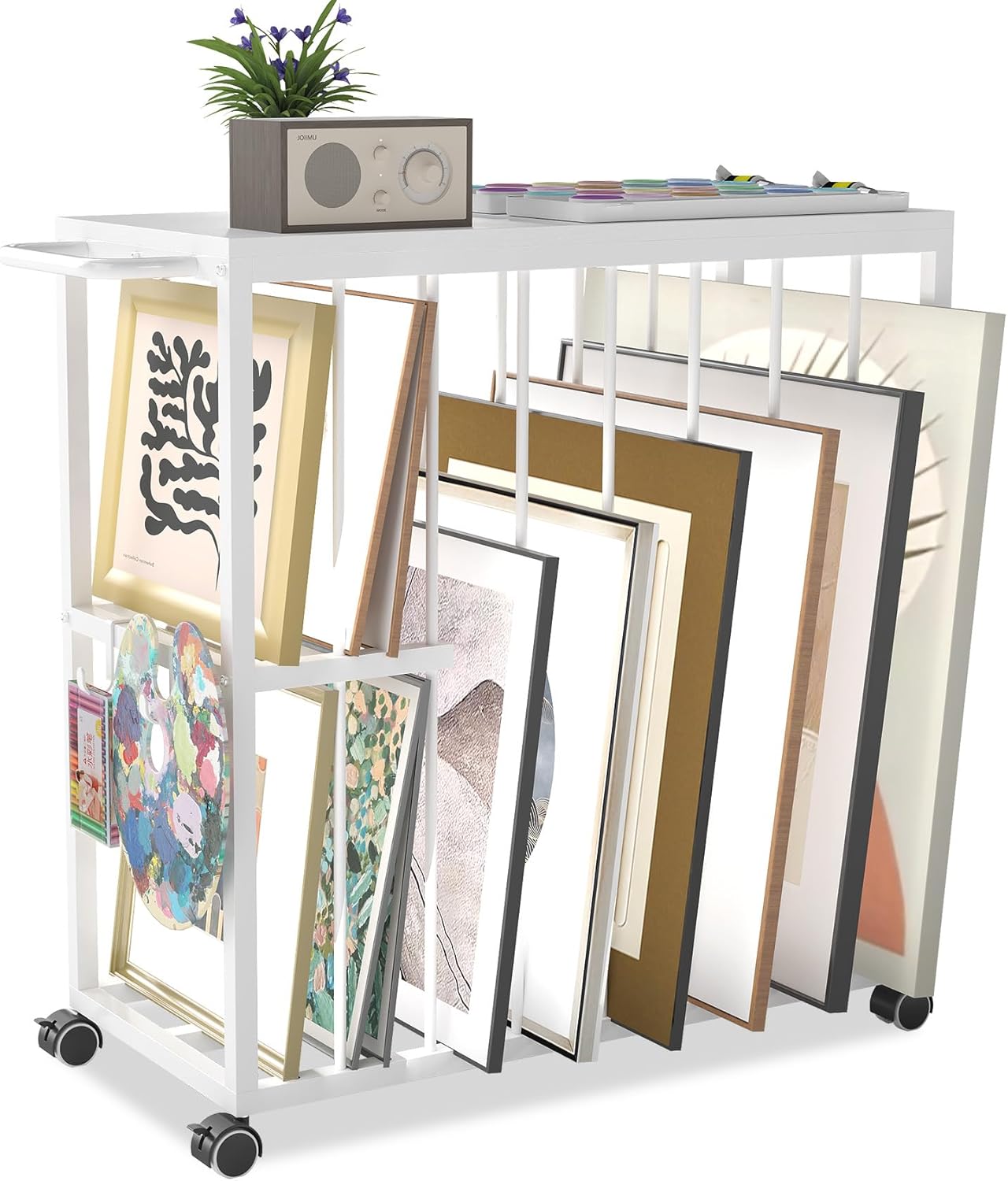 Amazon.com: WYJREES Art Storage Rack, Art Canvas Storage Rack with ...