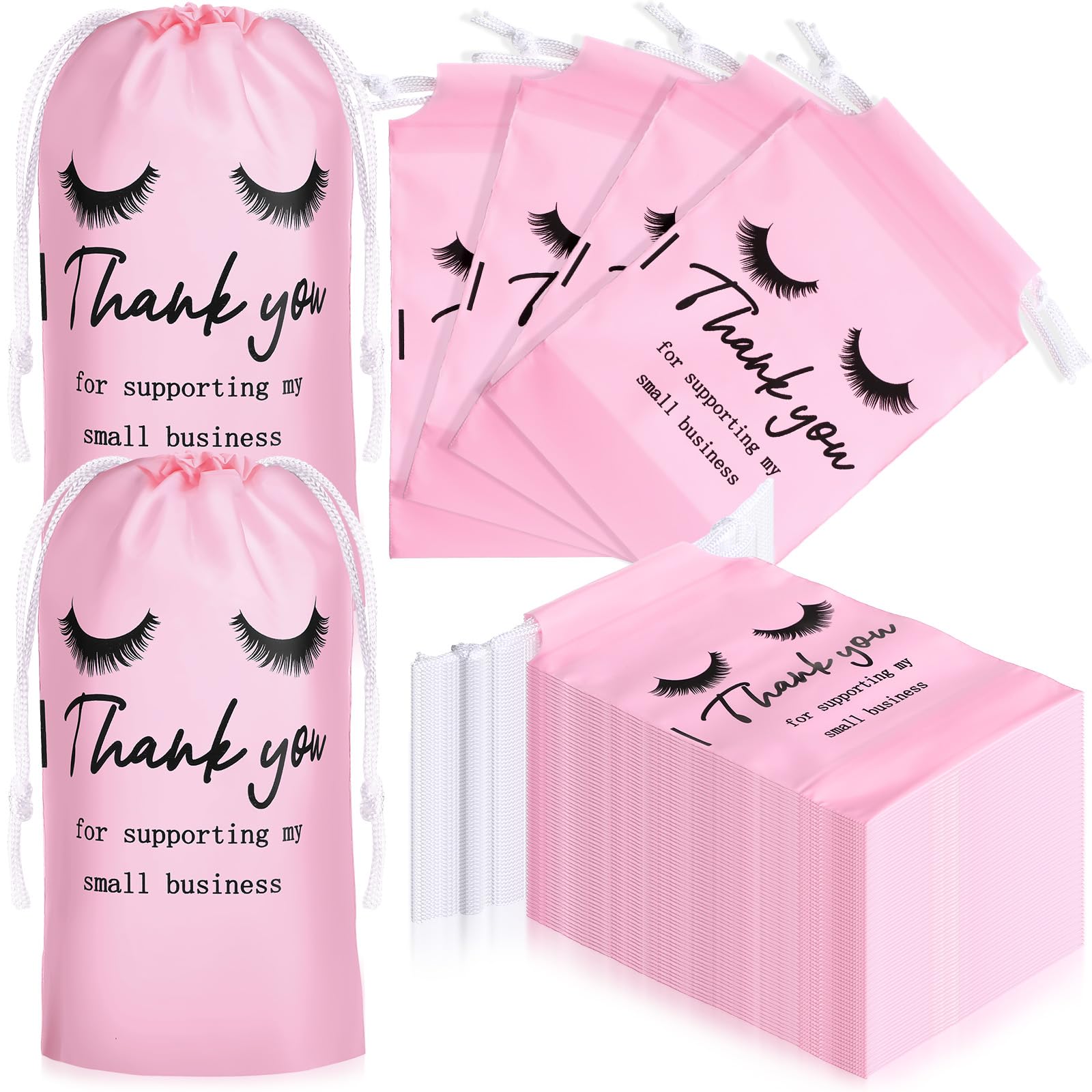 Amazon.com: Abbylike 100 Pcs Eyelash Aftercare Lash Bags for Clients ...