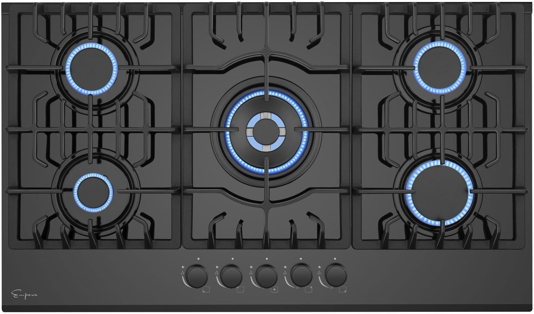 Amazon.com: Empava 30 in. Gas Stove Cooktop 5 Italy Sabaf Sealed ...