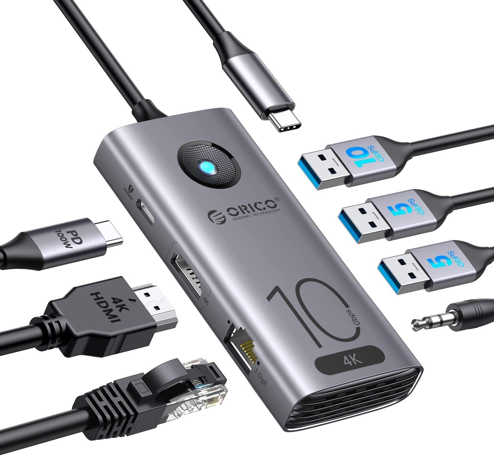 Amazon.com: Mini USB C Docking Station Dual HDMI Monitor FORIDA USB C ...