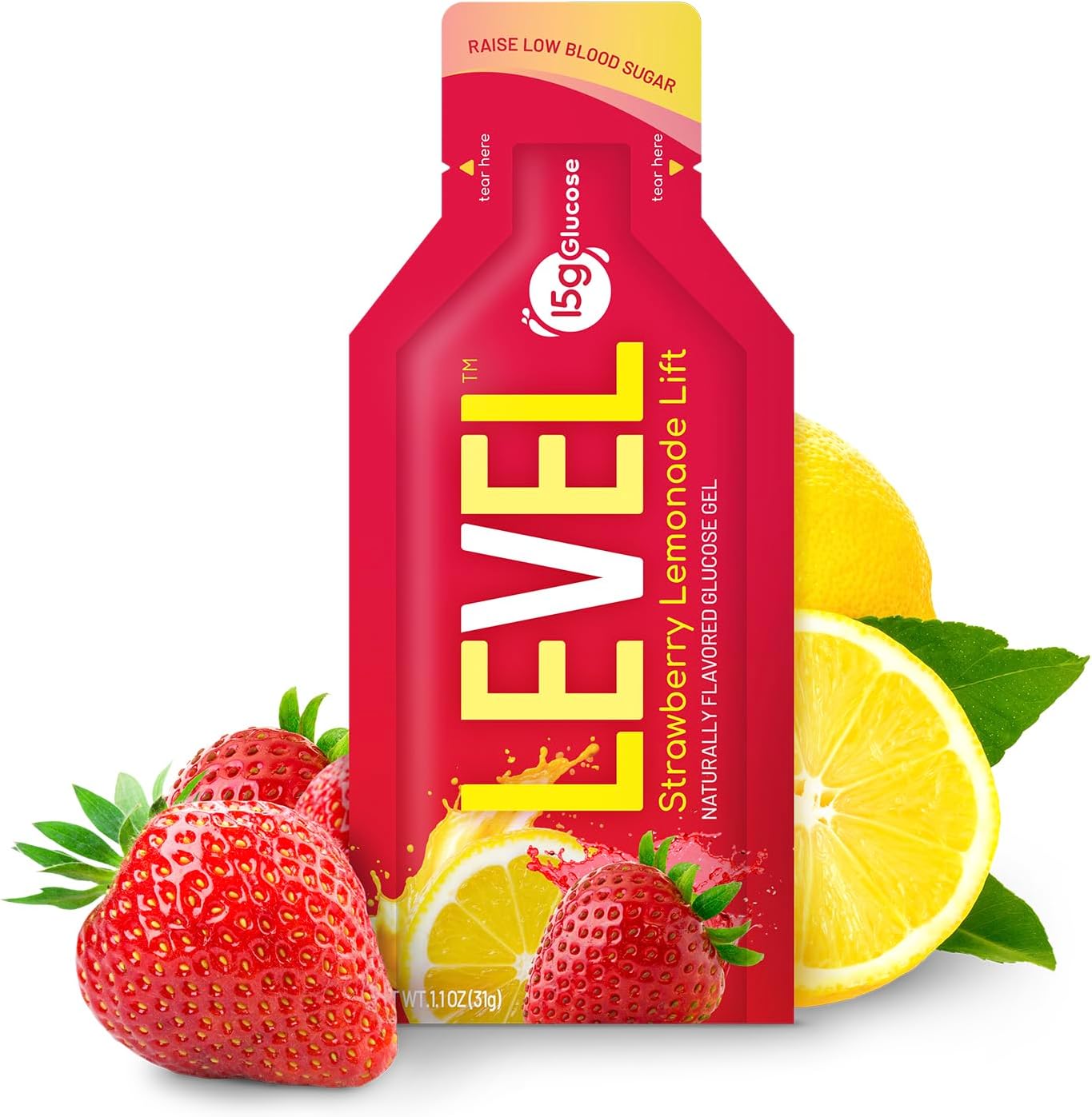 Amazon.com: LEVEL Life Fast Acting Glucose Gel Packs - 5 Count ...