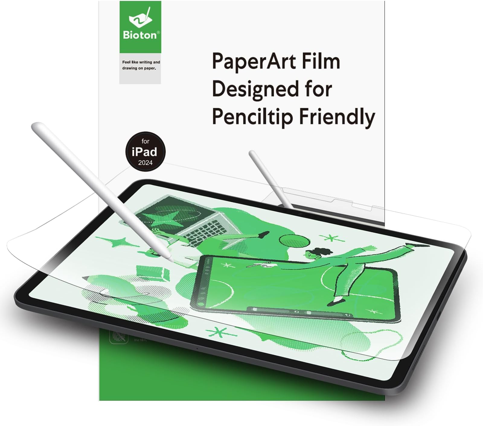 Amazon.com: KCT 2nd PaperNano Screen protector Compatible with iPad Pro ...