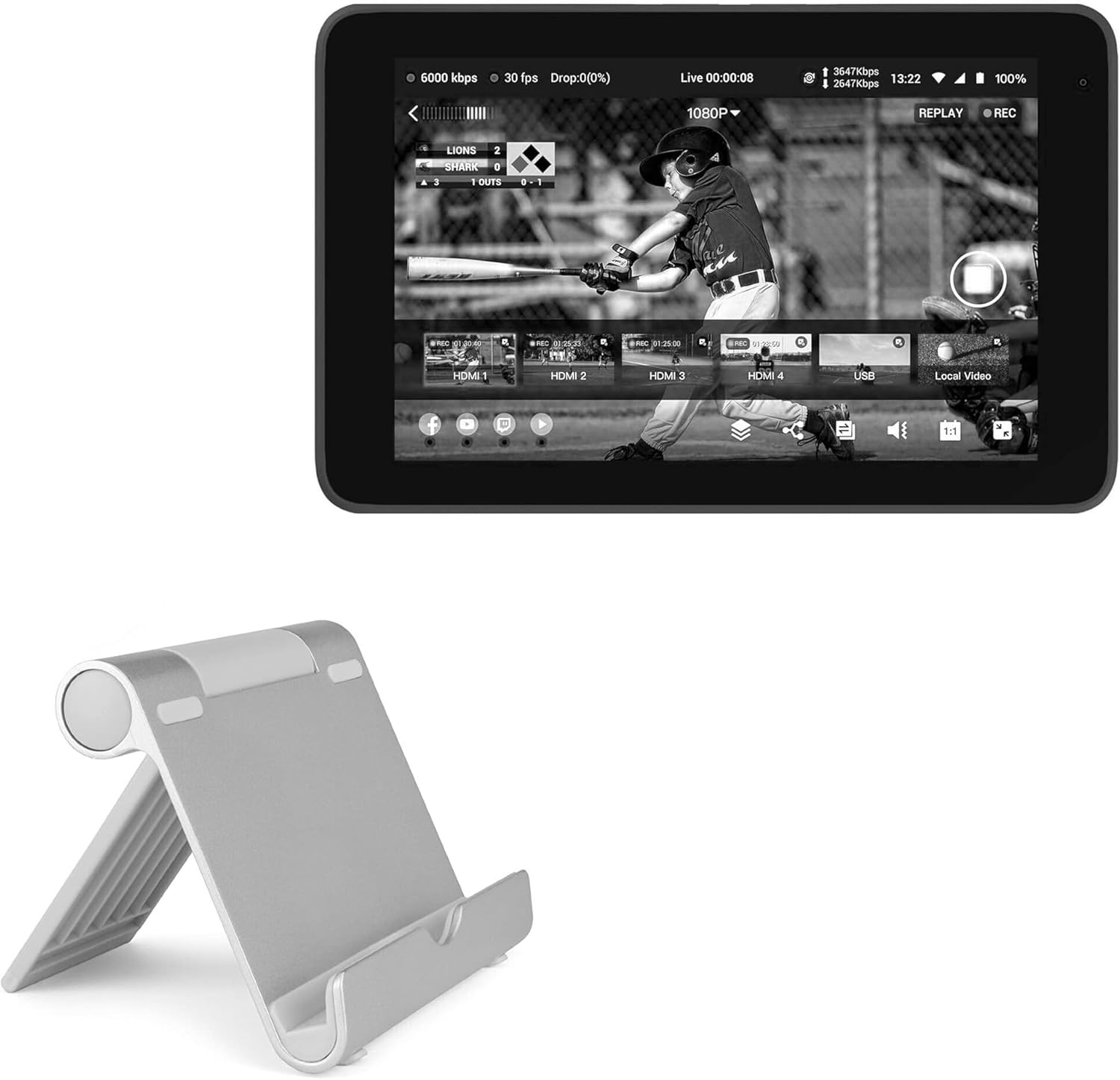 Amazon.com: BoxWave Stand and Mount Compatible with Yolo LIV YoloBox ...