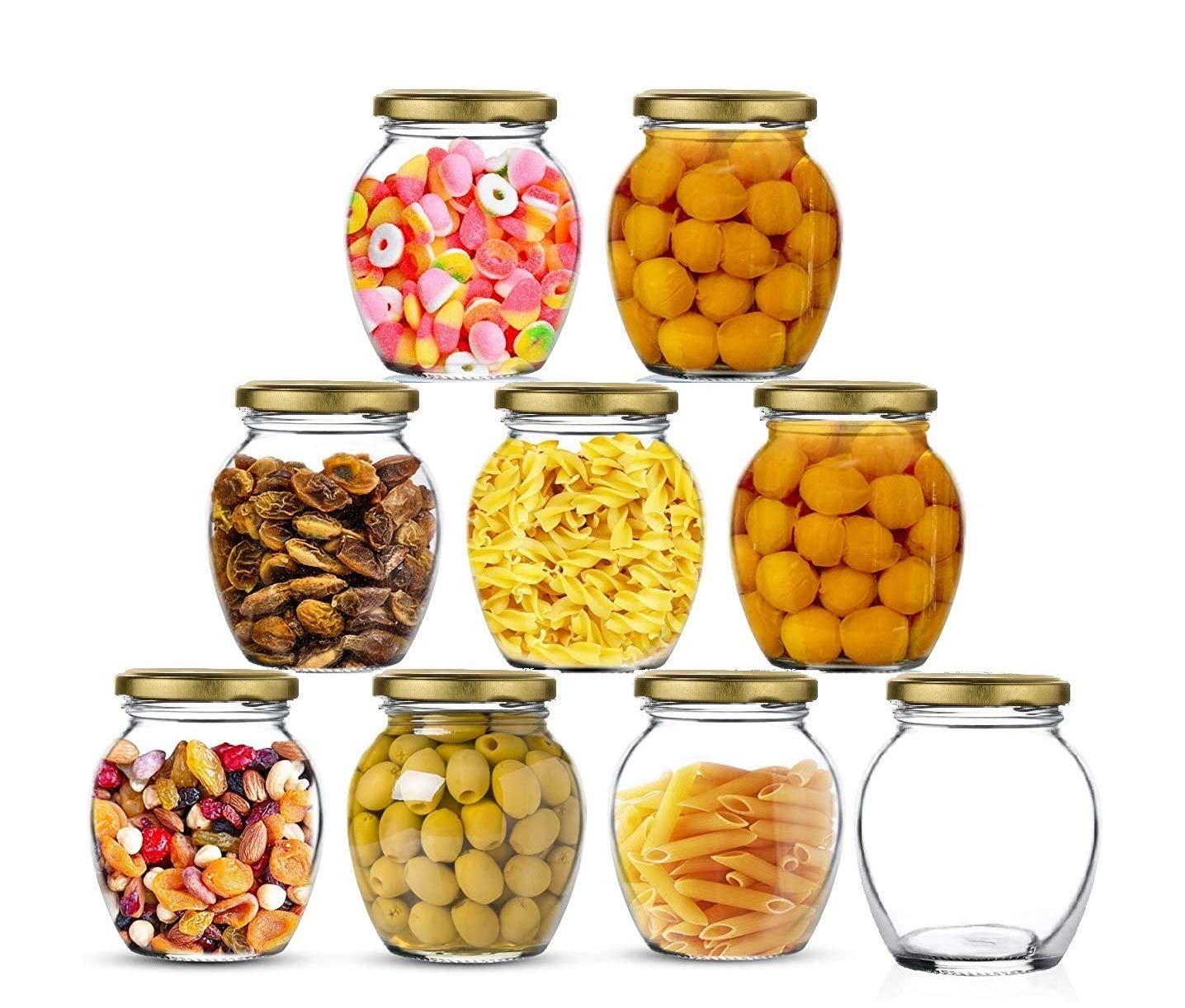 Buy Brezzycloud Matka Shape Glass Jar and Container with Rust Proof Air ...