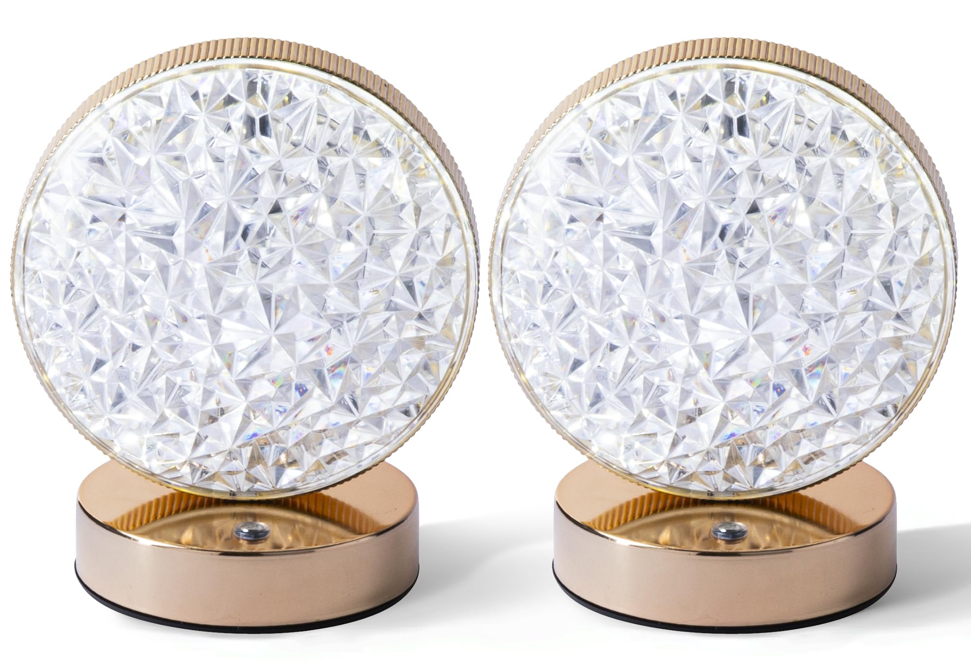 Bell+Howell 2 Pk Elegant Cordless Table Lamp, LED Wireless Lamp for ...