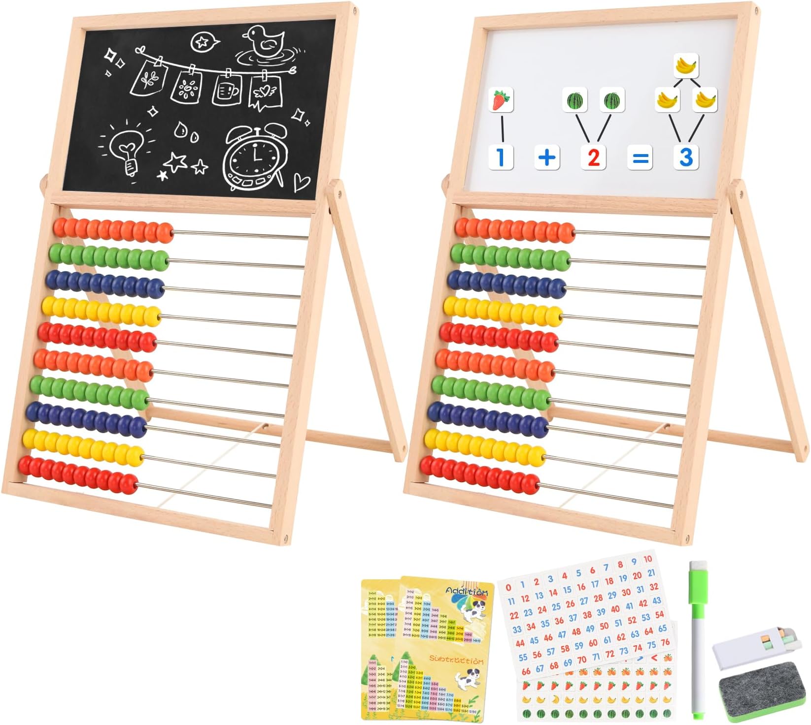 Amazon.com: Learning Resources 10-Row Rekenrek Counting Frame, Abacus ...