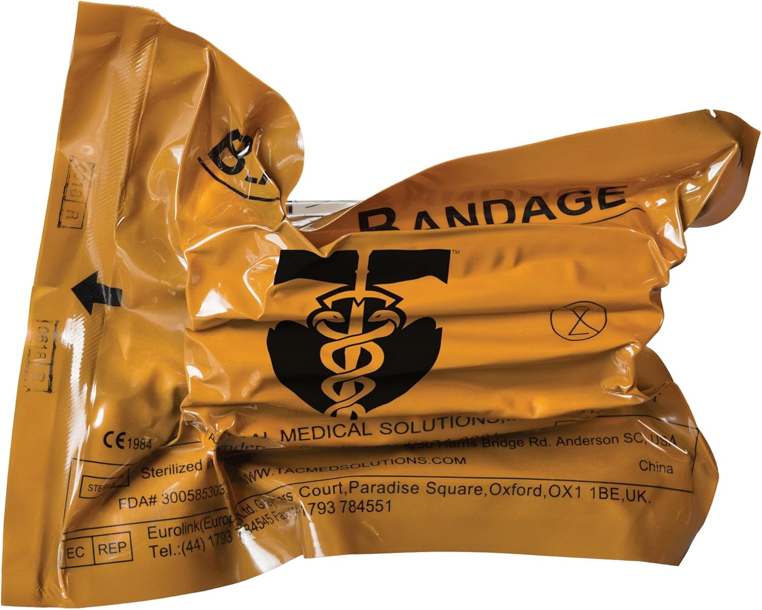 Amazon.com: TacMed Solutions BLAST Bandage, 4” Combat Bandage for Large ...