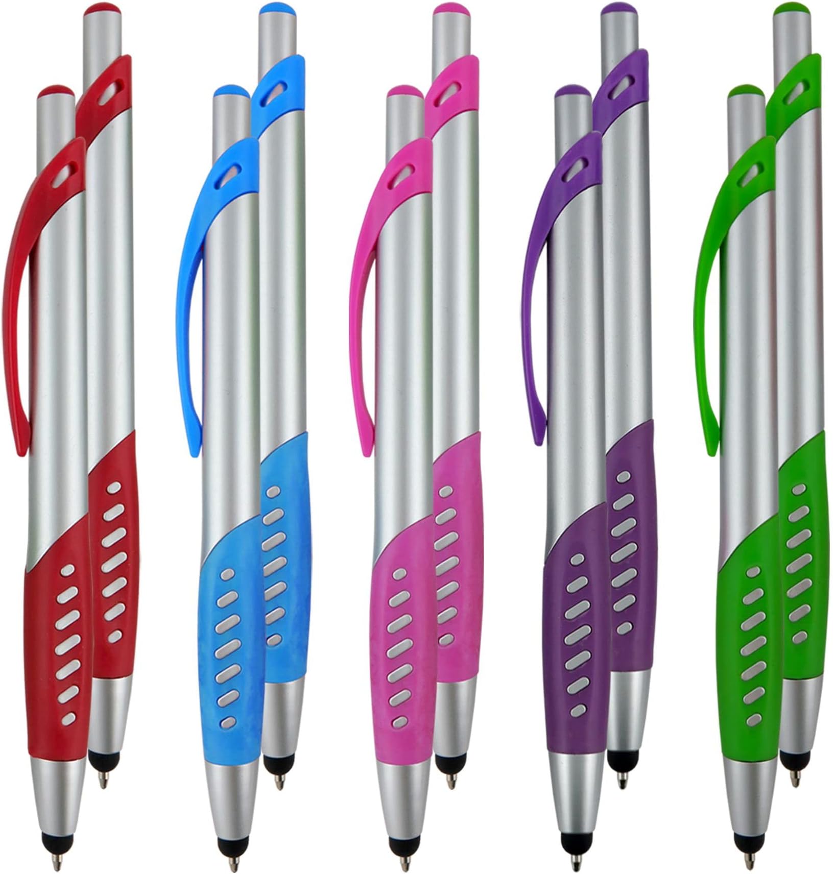 Amazon.com: Stylus Pen, 2 in 1 Capacitive Stylus & Ballpoint Click Pen ...