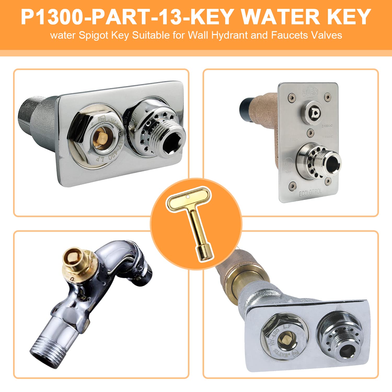 Snapklik.com : VIDABTE 3/8 P1300-PART-13-KEY Water Key Hydrant Key ...