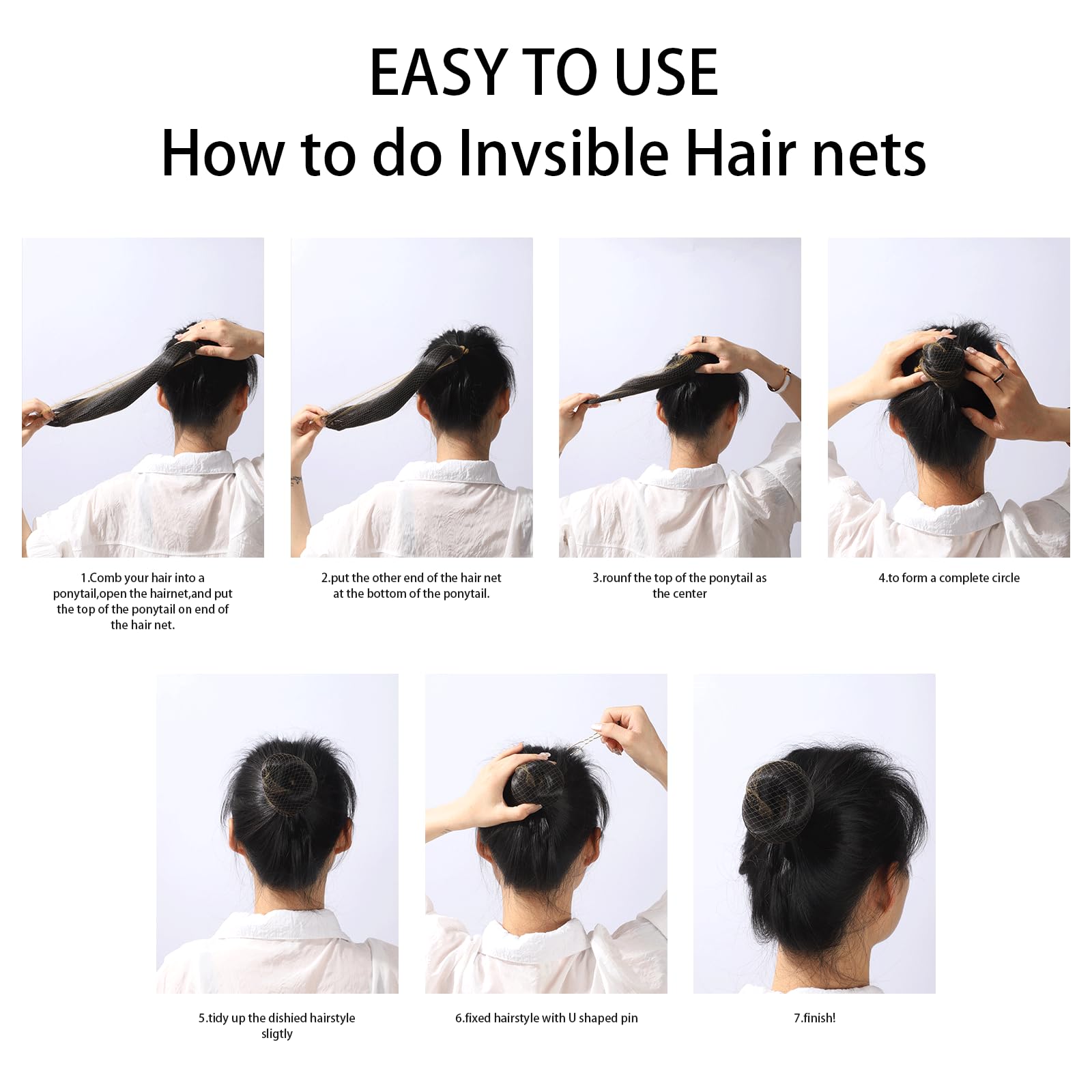 Snapklik.com : Blonde Hair Nets For Ballet Buns And Sleeping, 20 ...