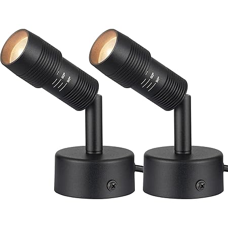URTOM 2 Pack Indoor Spotlight LED Up Lights for Plant 120V Floor Spot ...