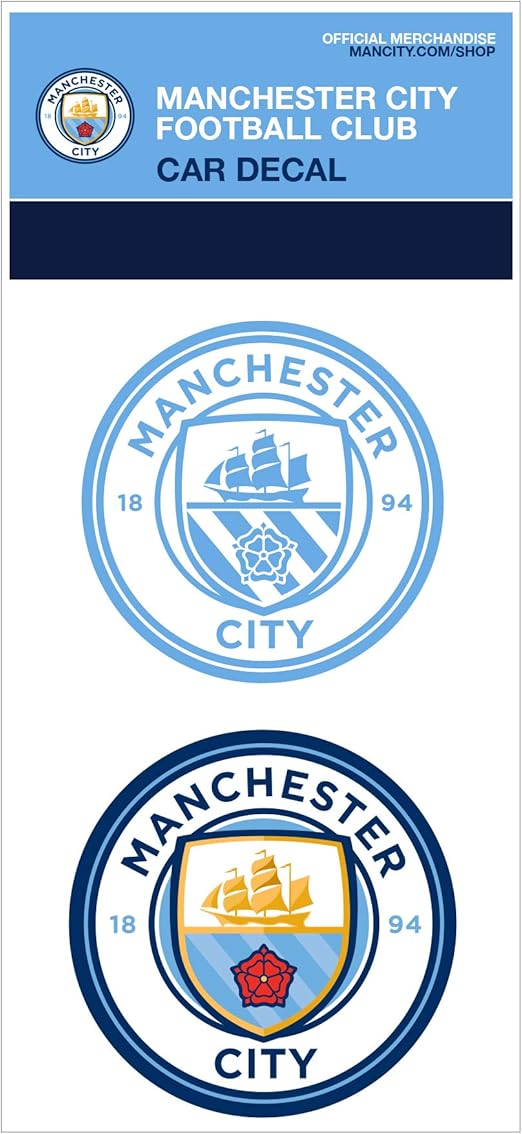 Officially Licensed Manchester City Car Decals : Amazon.co.uk: Automotive