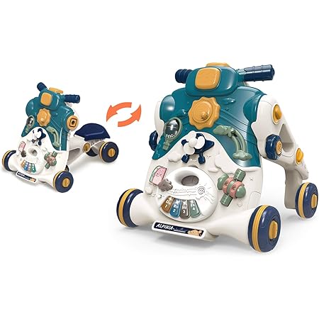 Amazon.com : NuoPeng 3 in 1 Baby Sit-to-Stand Walker, Activity Center ...