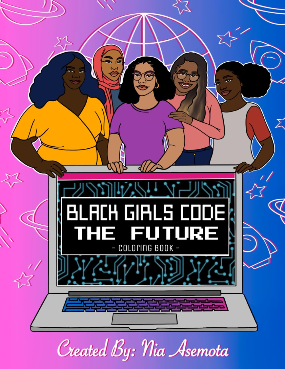 Amazon.com: Black Girls CODE the Future Coloring Book | Women in Stem ...