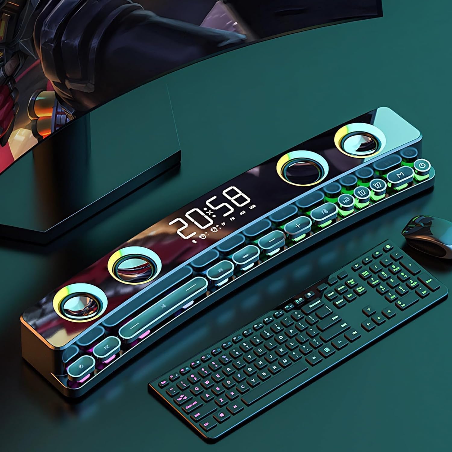 Amazon.com: SteelSeries Arena 7 RGB Illuminated 2.1 Gaming Speakers ...