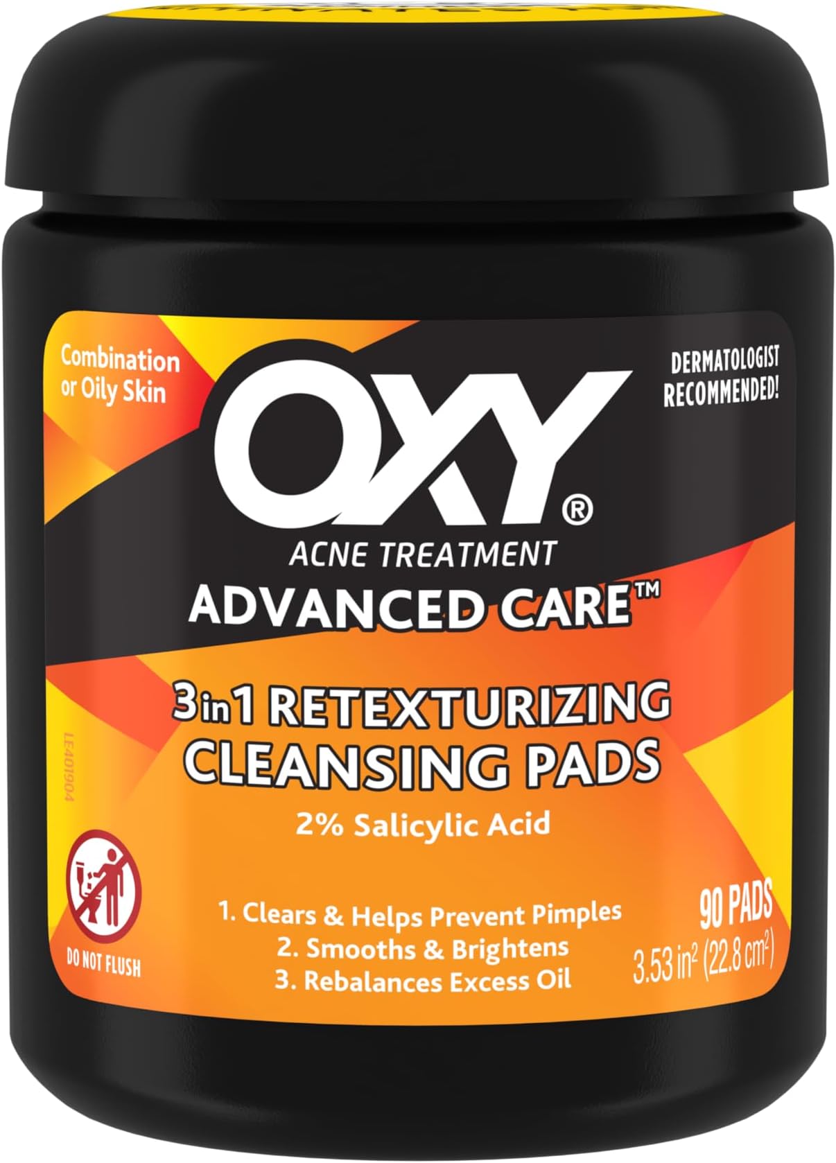 Amazon.com: OXY Maximum Action 3-in-1 Acne Medication Treatment Pads ...