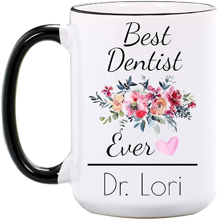 Amazon.com: Funny Tooth Designs Dentist Ceramic Coffee Mug Gift For ...