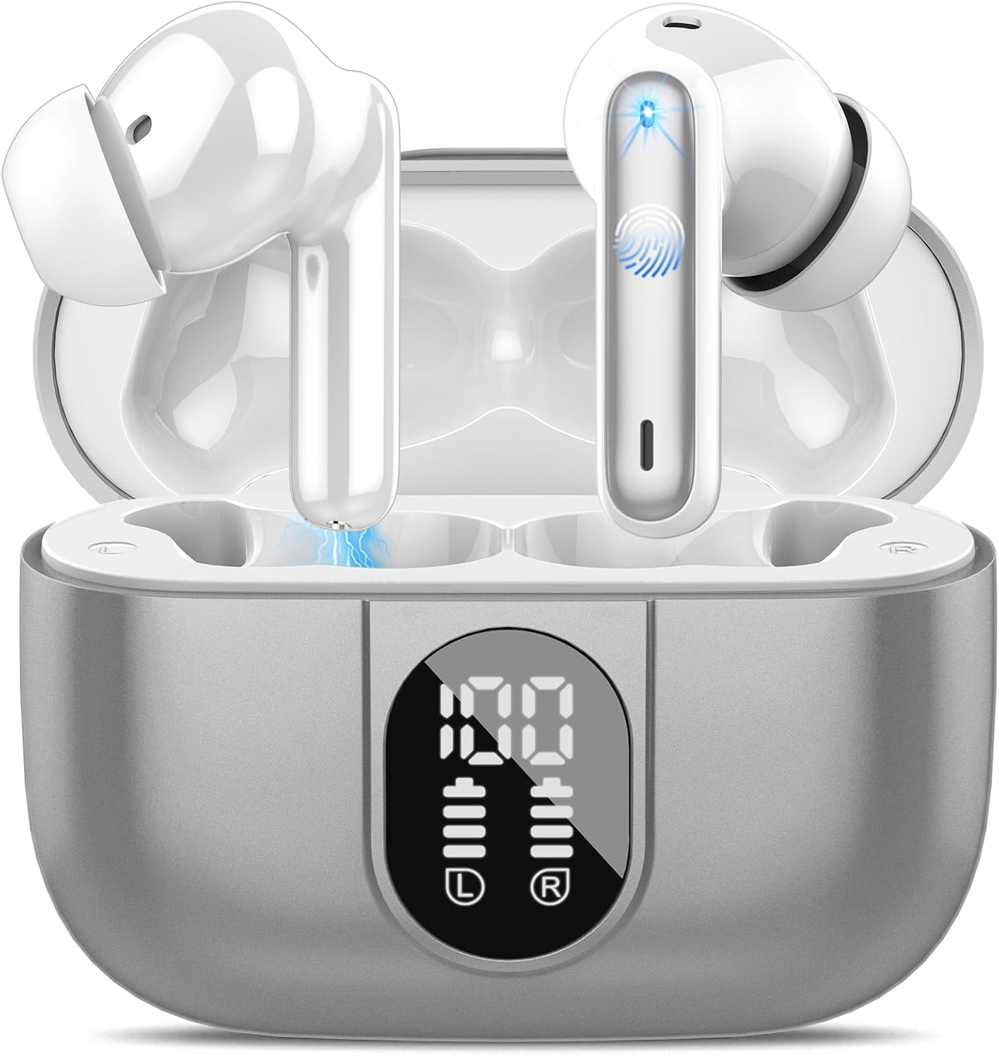 Amazon.com: Csasan Wireless Earbuds, Mini Bluetooth 5.3 Headphones HiFi ...