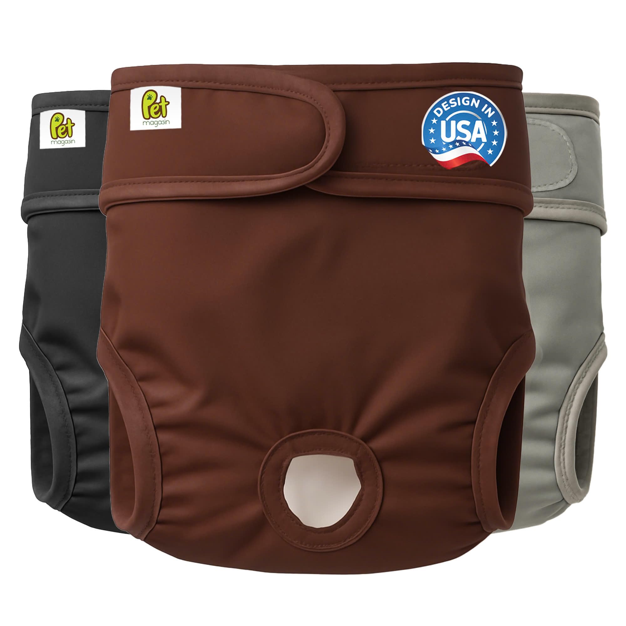 Snapklik.com : Pet Mag Super Absorbent Reusable Dog Diapers For Females