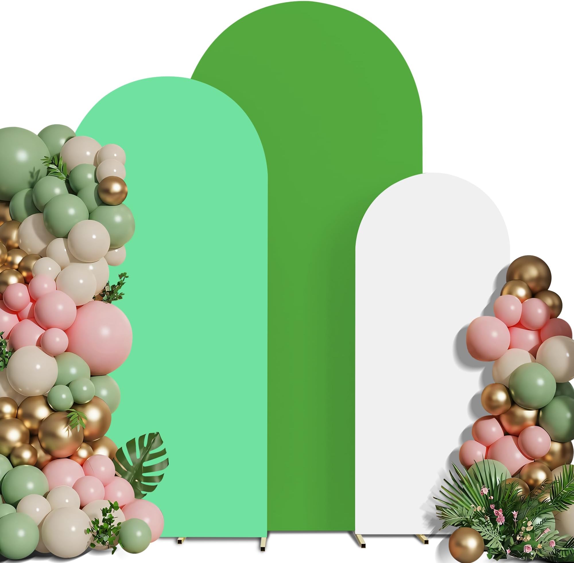 Amazon.com : Wedding Arch Cover 6FT Spandex Fitted Wedding Arch Stand ...