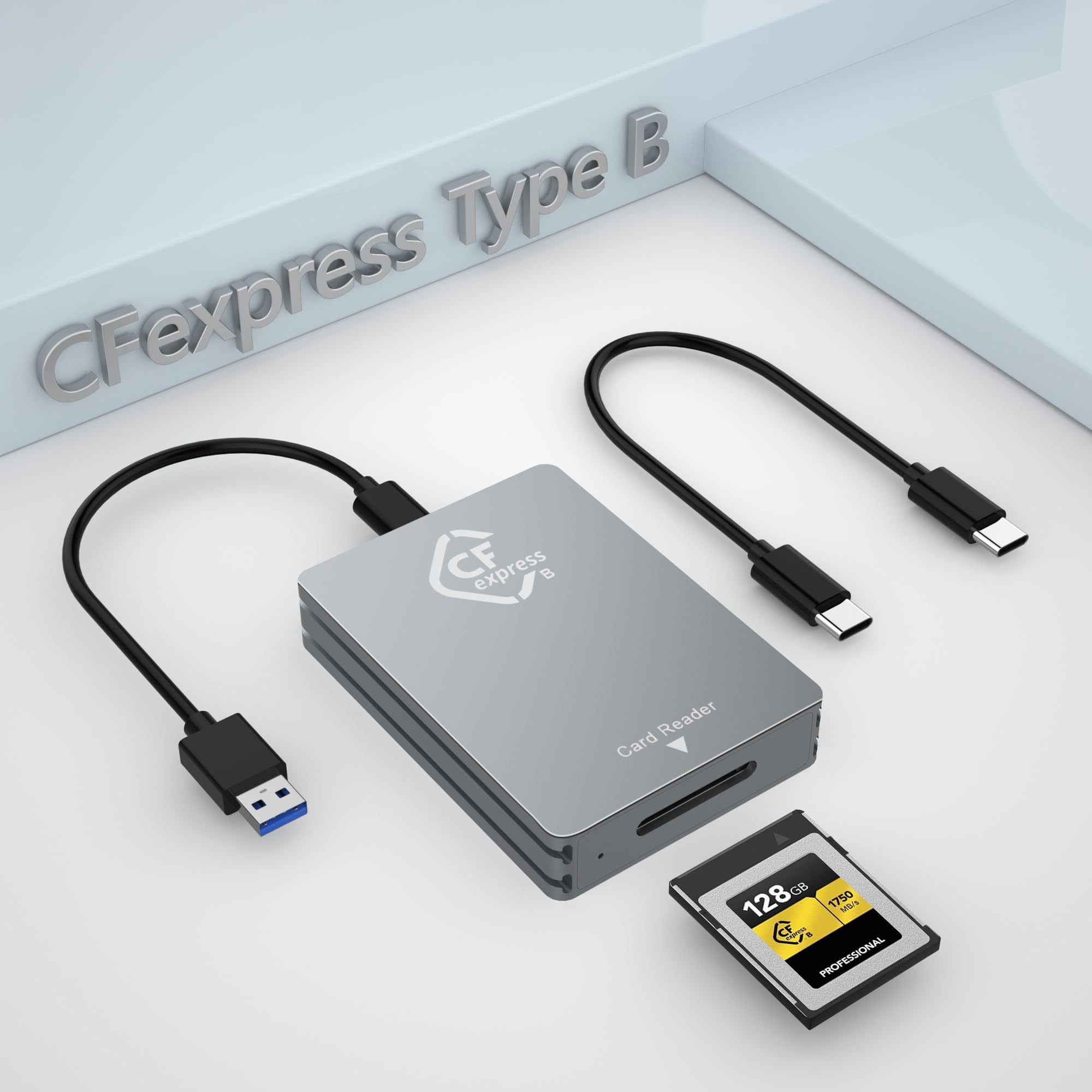 Amazon.com: CFexpress Type B Card Reader,USB 3.2 Gen 2 10Gbps ...