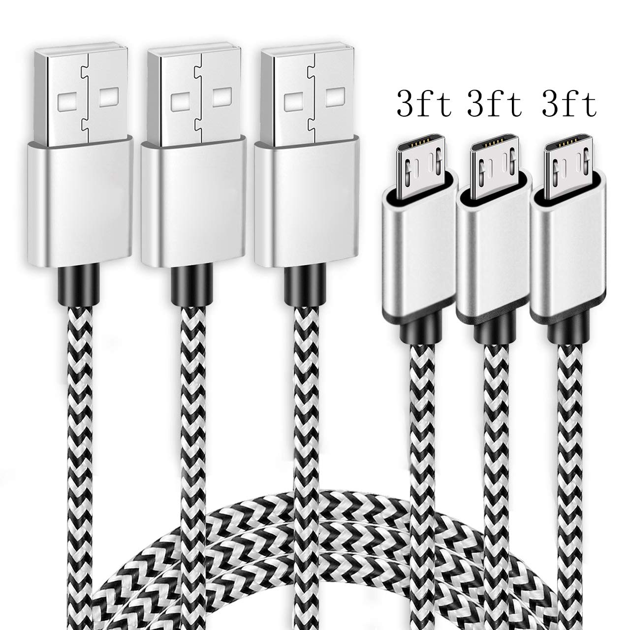 Amazon Fire Tablet Charger Micro USB Fast Charger Cable Lead For Amazon ...