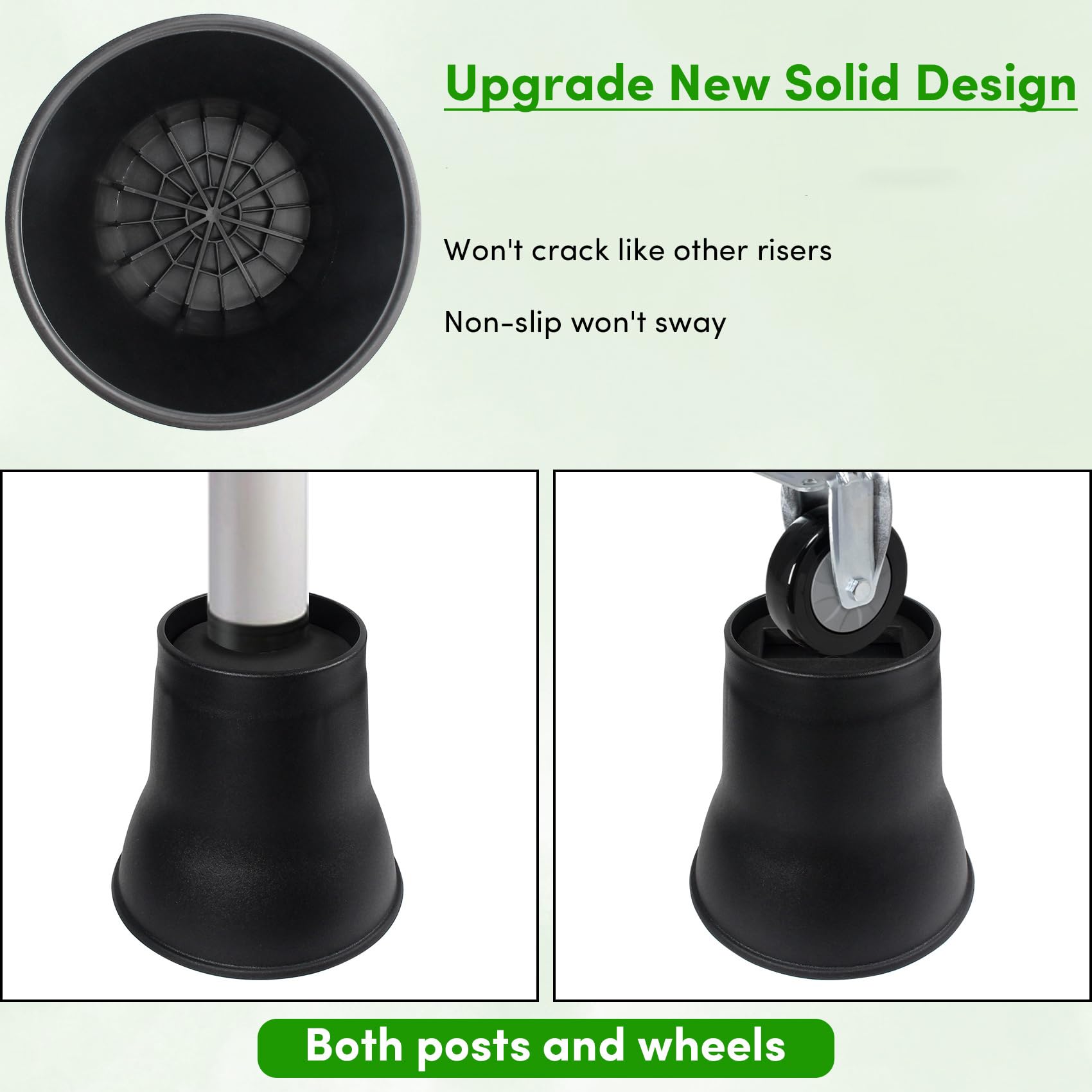 6 Inch Furniture Risers Heavy Duty 6 Inch Bed Risers Furniture Legs