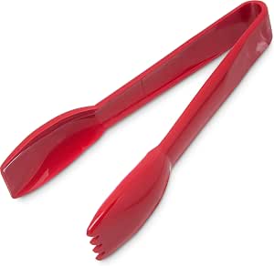 Carlisle Carly Tong Collection 1 Pack 6" Salad Tong Red : Buy Online at ...