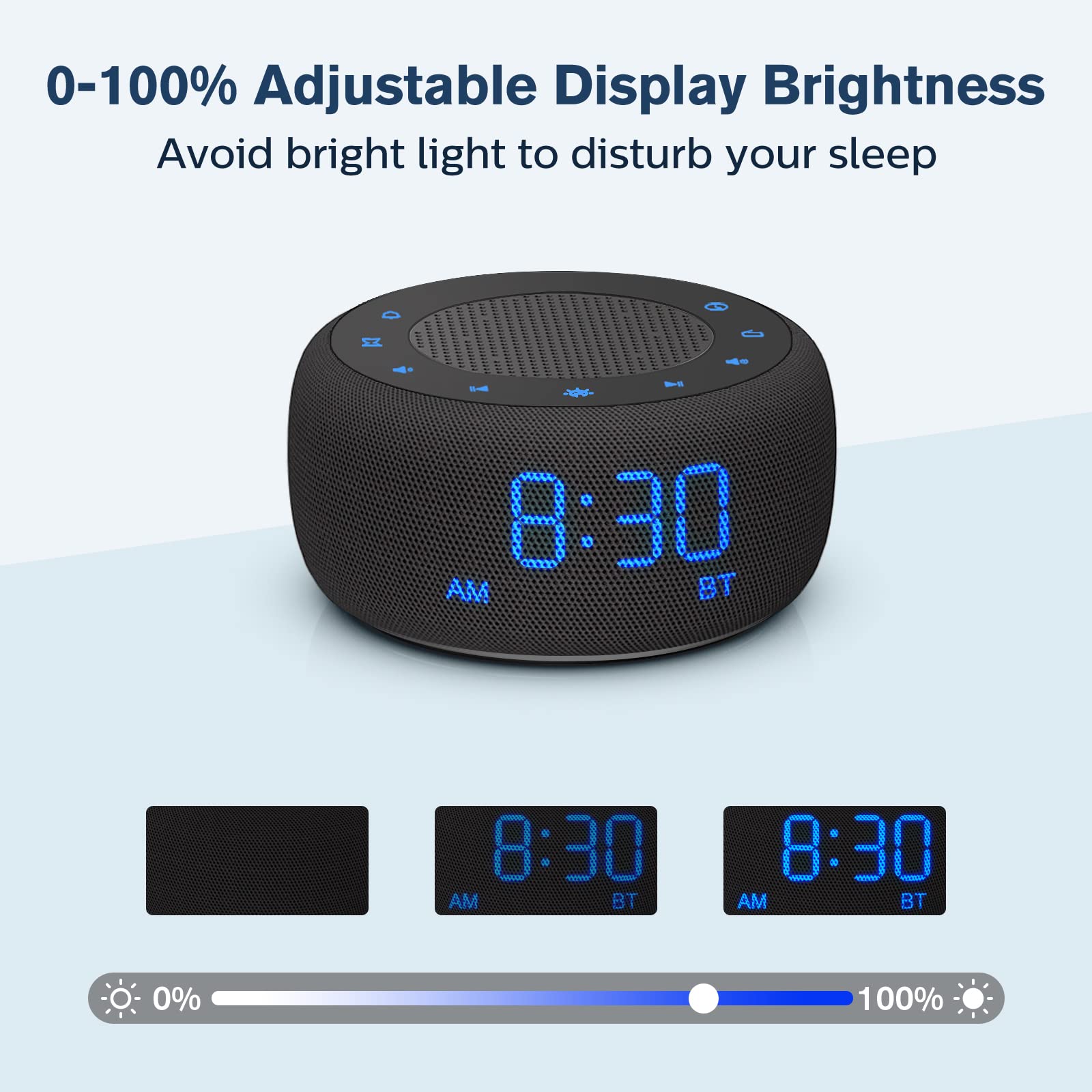 Snapklik.com : BUFFBEE Bluetooth Speaker Alarm Clock