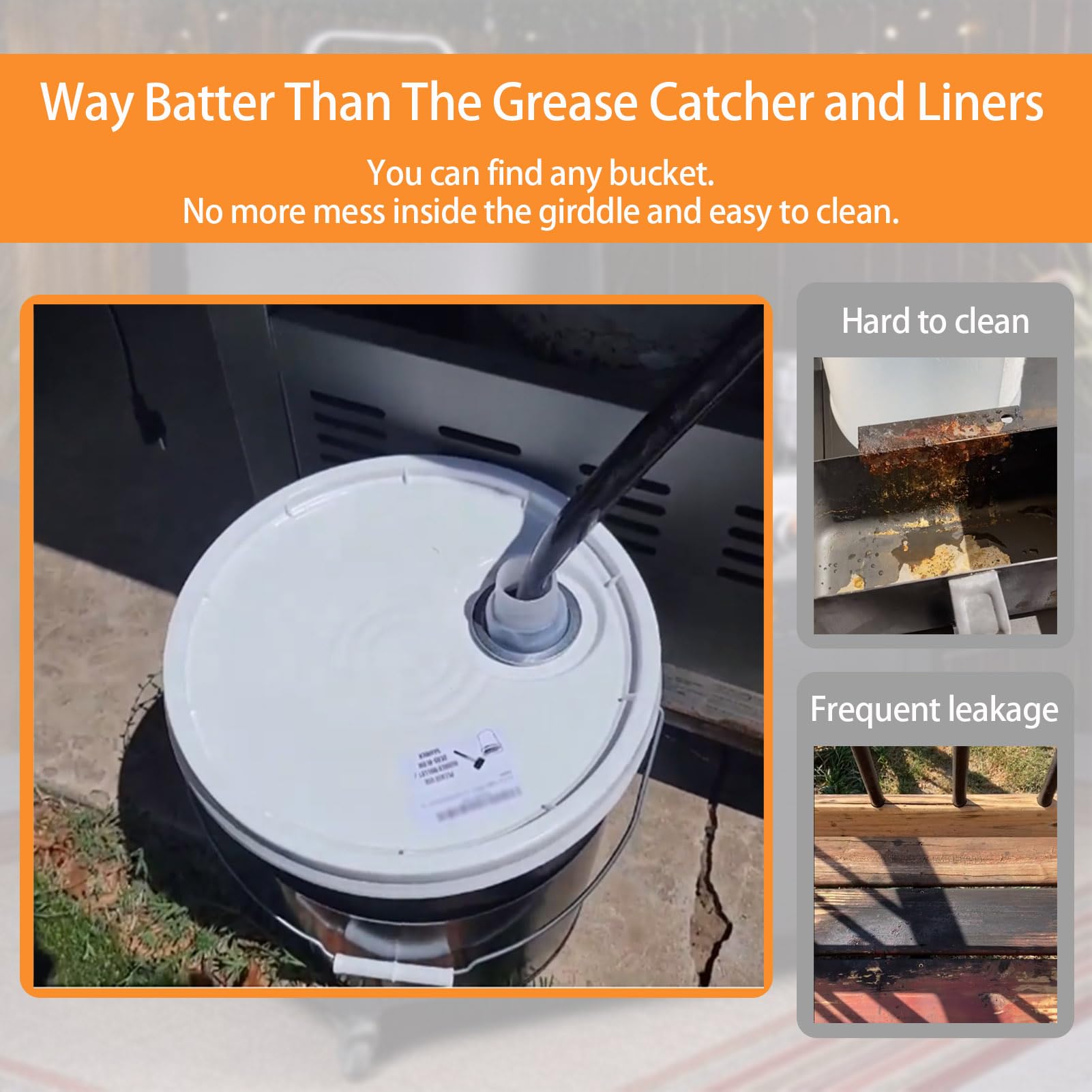 Snapklik.com : Grease Drainage System For Blackstone Rear Grease ...