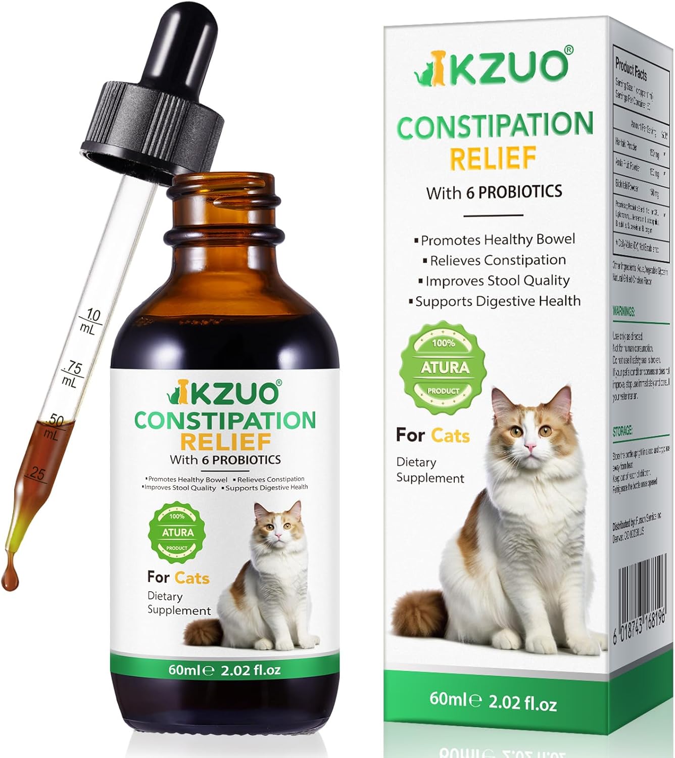 Amazon.com : Ninsiec Constipation Relief for Cat, Cat Laxative ...
