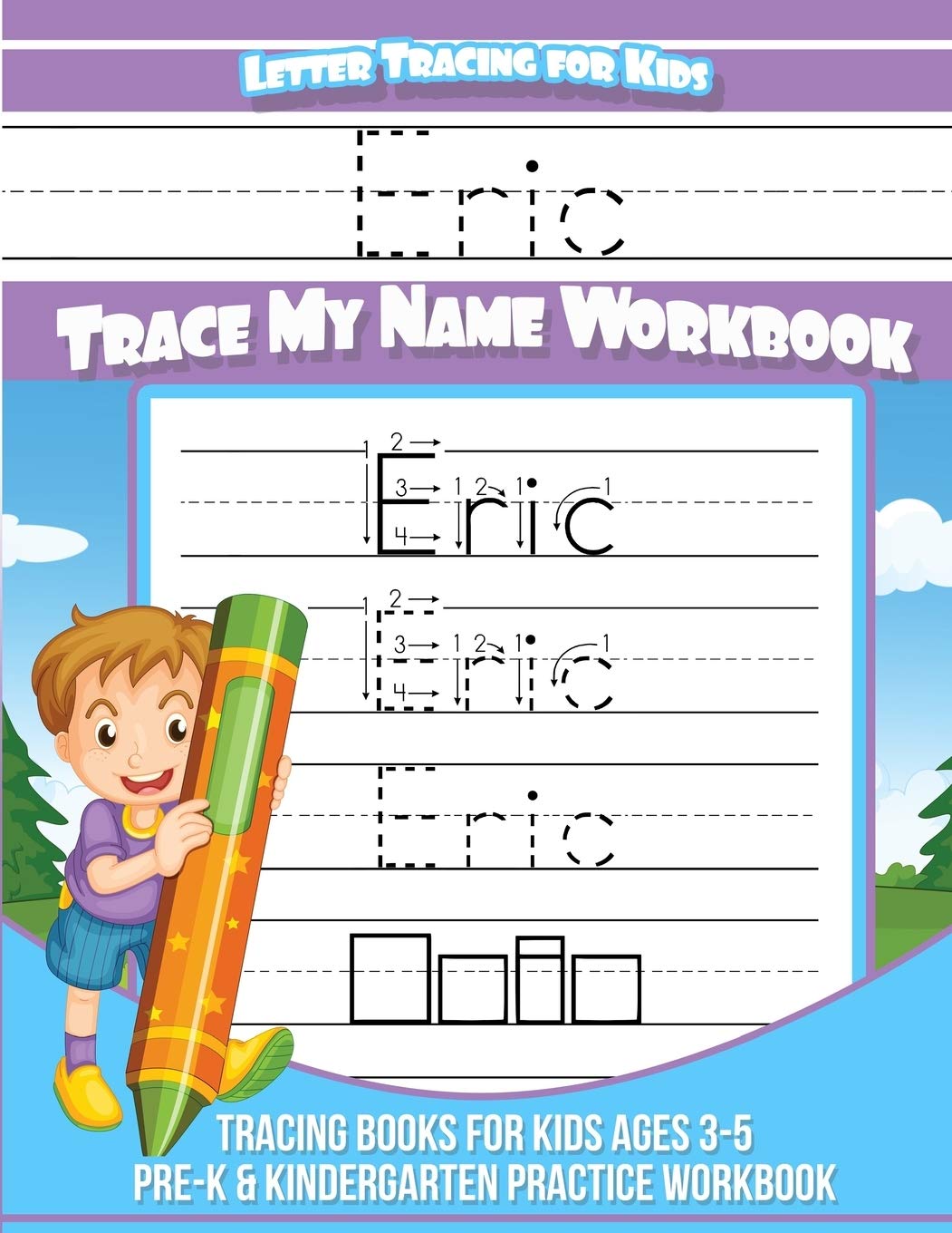 Eric Letter Tracing for Kids Trace my Name Workbook: Tracing Books for ...