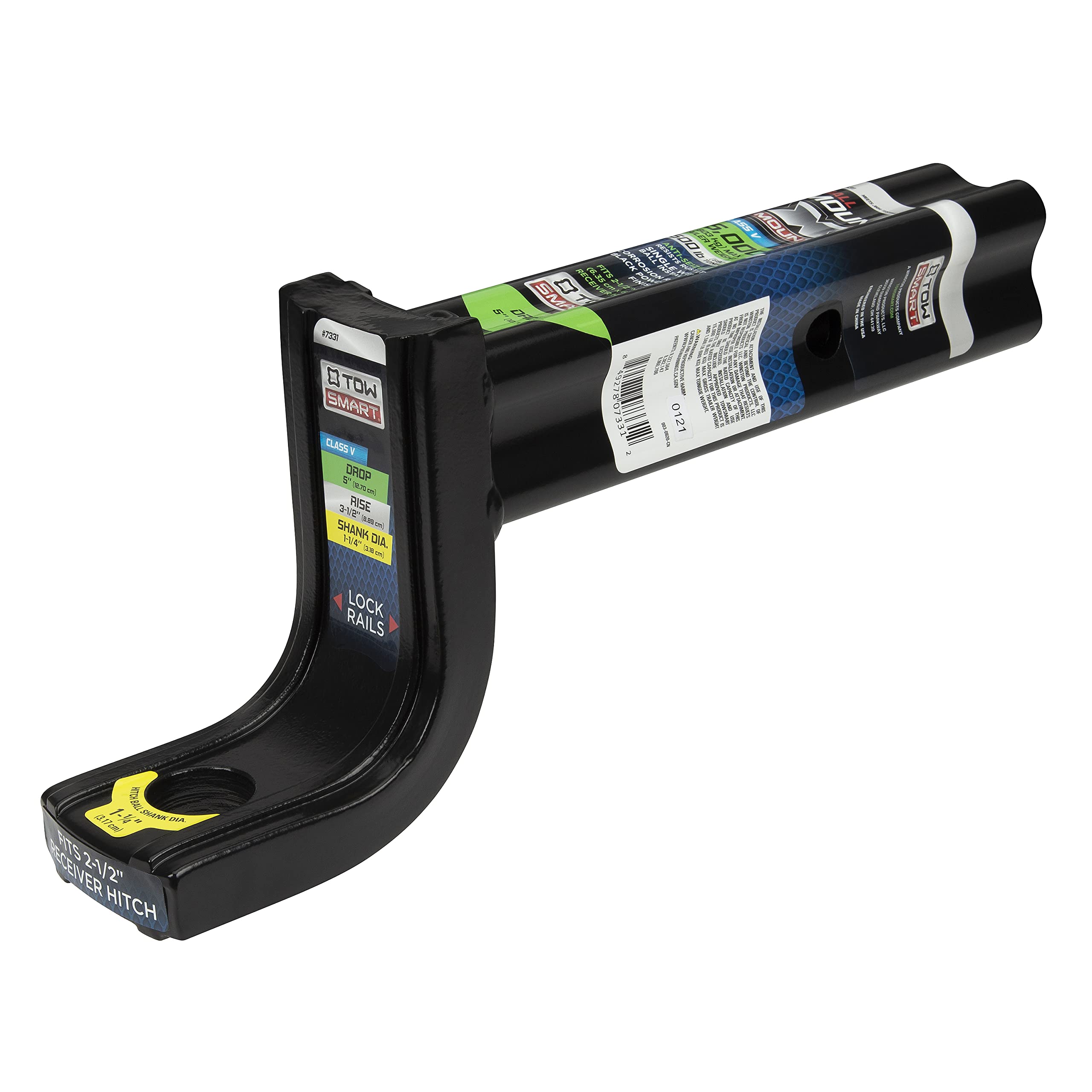 Class 5 15,000 lbs. 5 in. Drop x 3-1/2 in. Rise x 1-1/4 in. Shank X ...