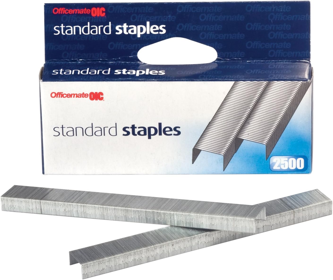 Officemate Full Strip Standard Staples 20 Sheet Capacity, 2500 in Box ...