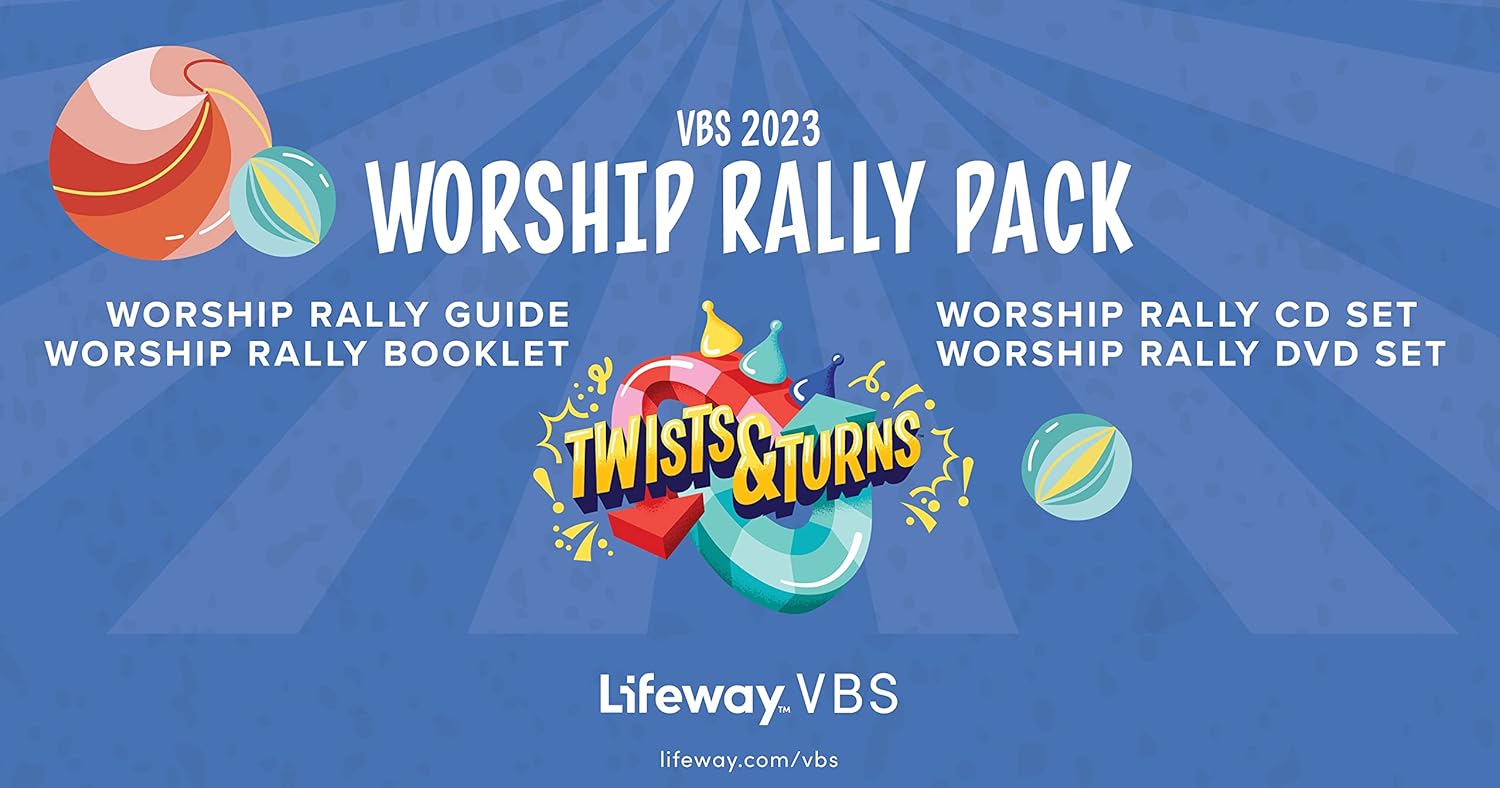 Amazon.com: Lifeway VBS 2023 Twists & Turns Worship Rally Pack : Toys ...