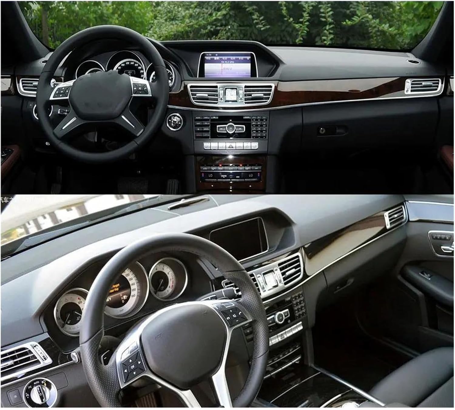 Air Outlet Vent Grille For Mercedes For Benz Sedan W212 E260 E350 2013-2015 Front Dash Center ...