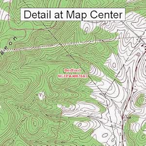 Amazon.com : USGS Topographic Quadrangle Map - Bedford, Pennsylvania ...