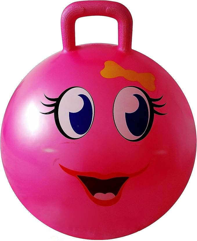 AWOKZA Rubber Hop Ball Hoppity Bouncy Jumping Hop-Pity Ball, Hopping ...