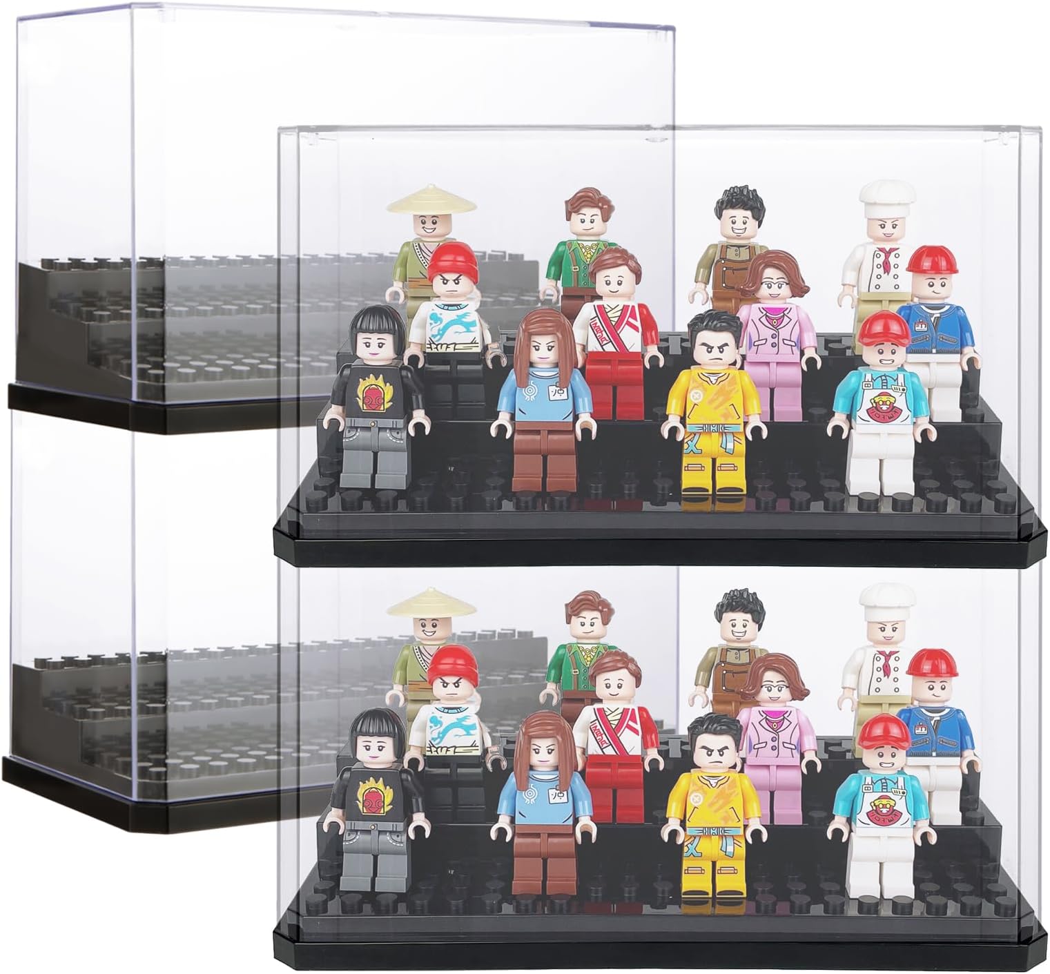 Amazon.com: RHBLME Acrylic Display Case for Minifigure Action Figures ...