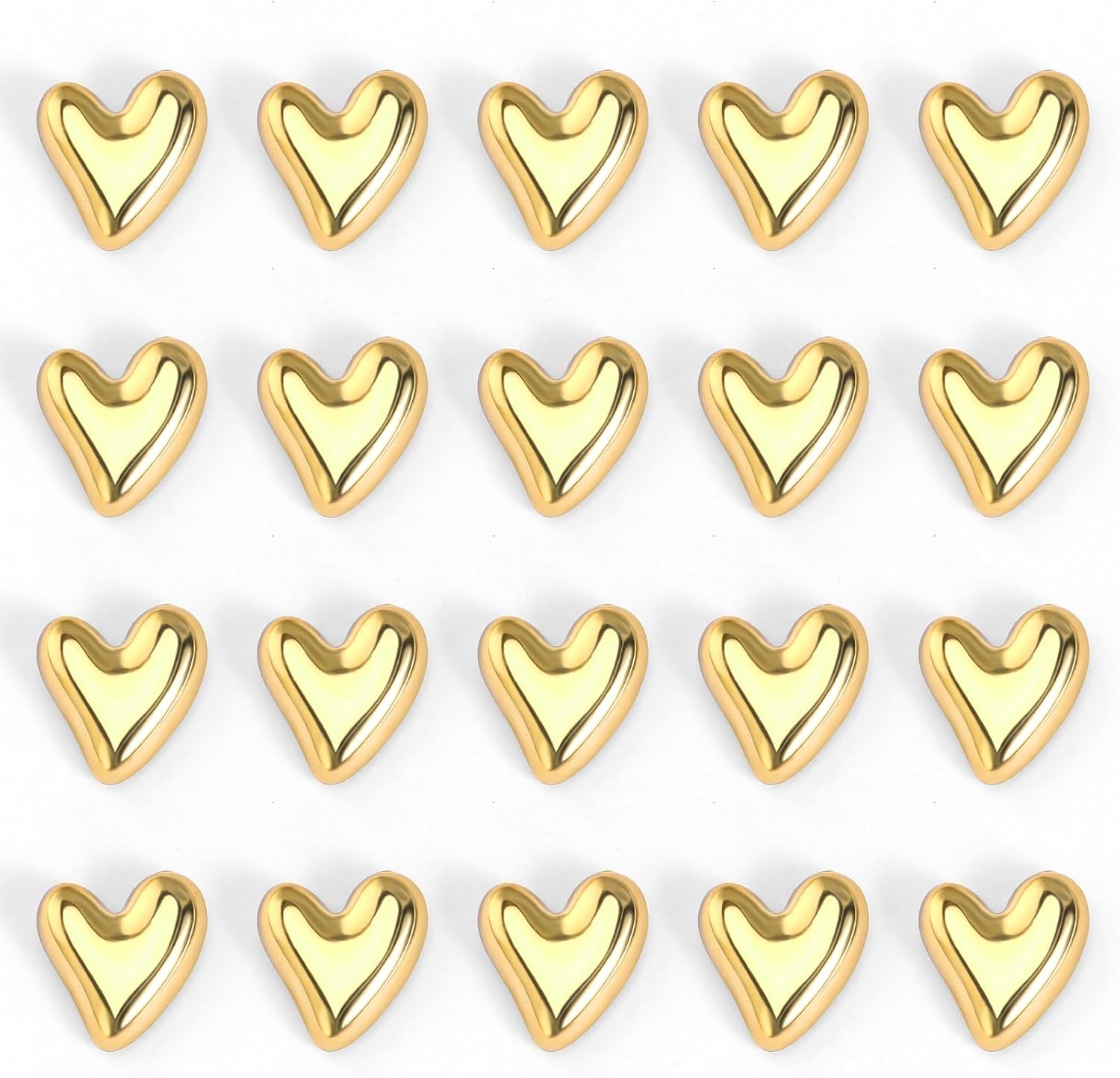 Amazon.com: GOOZADA 20Pcs Fridge Magnets, Gold Magnets for Fridge, Love ...