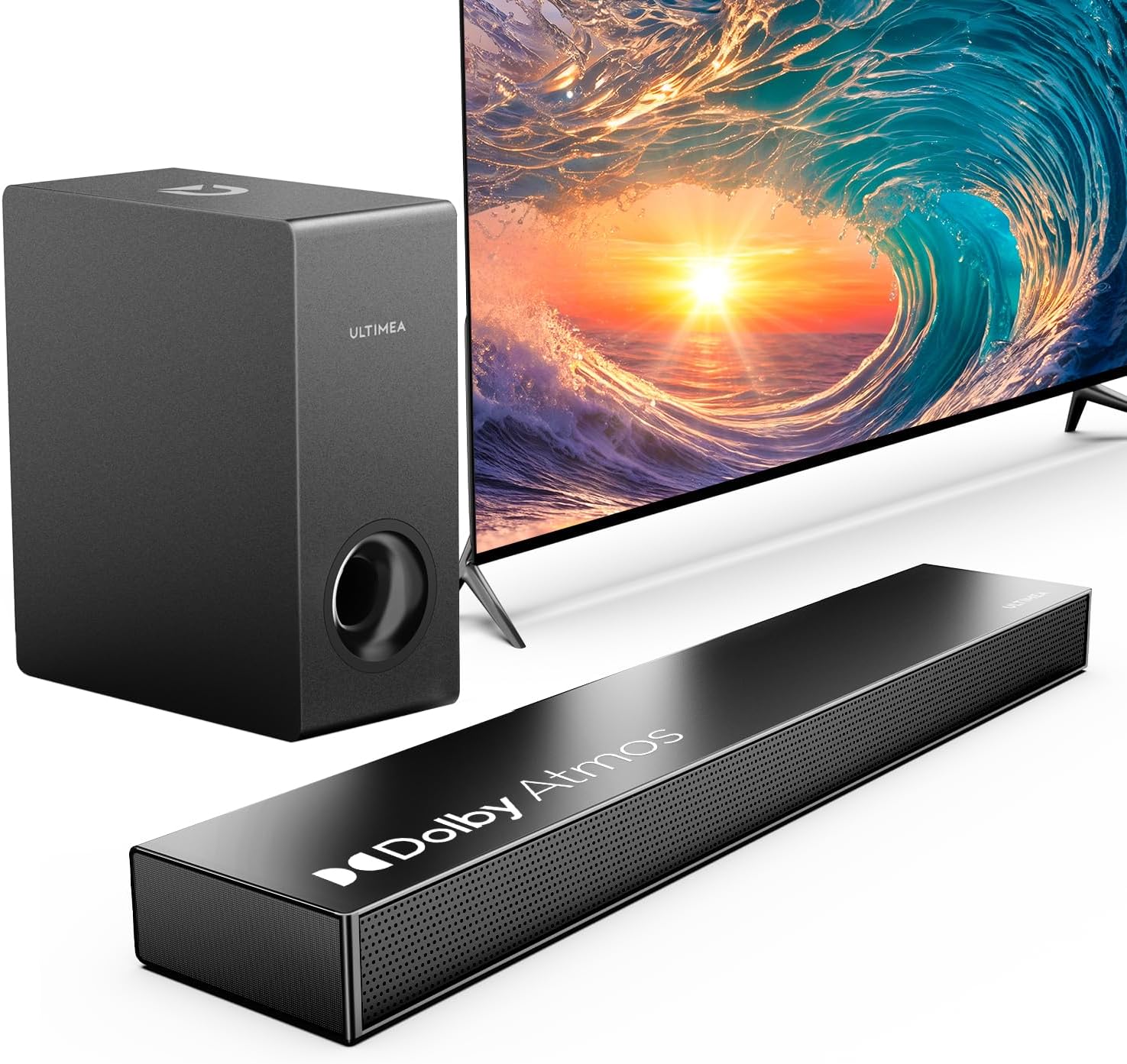 Amazon.com: ULTIMEA Sound Bars for Smart TV with Dolby Atmos, 3D ...