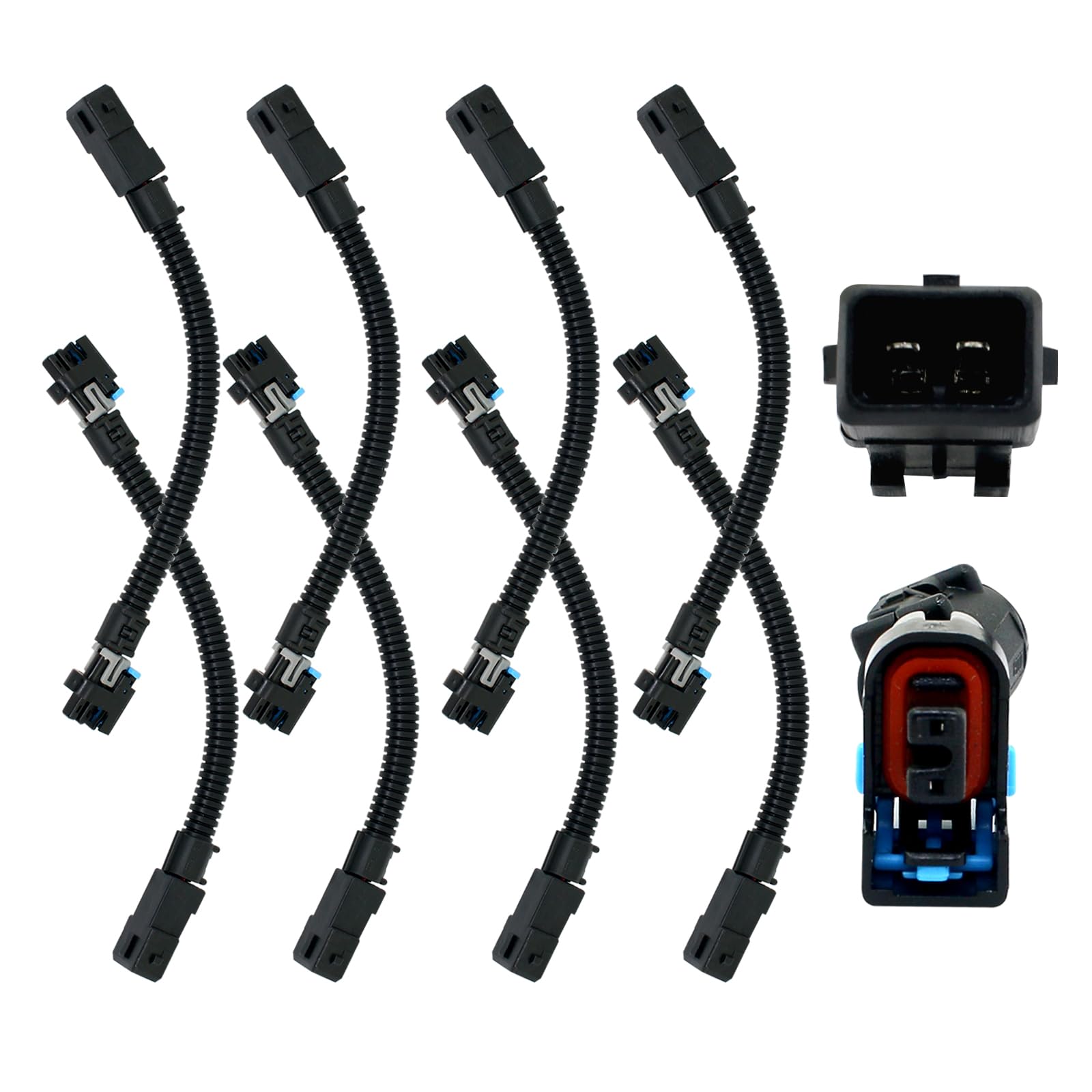 Amazon.com: Gautory LS1 LS6 LT1 EV1 Injector Wiring Harness to LQ4 LQ9 ...