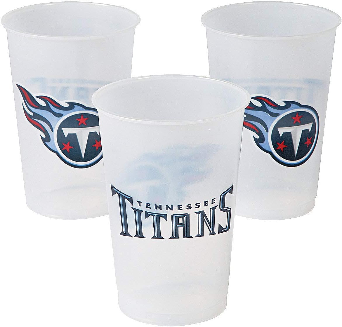 Amazon.com: Oriental Trading NFL® Tennessee Titans Plastic Cups ...