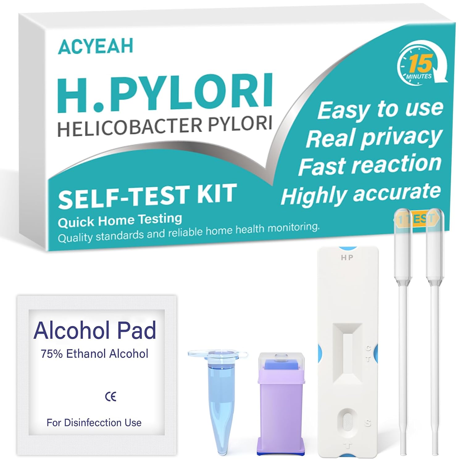 Kit de prueba H Pylori, H. Kit de Autoprueba Pylori, Chile | Ubuy