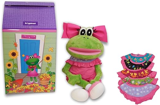 Amazon.com: Frog Street Fanny The Frog – Large Hand Puppet for Pre-K ...